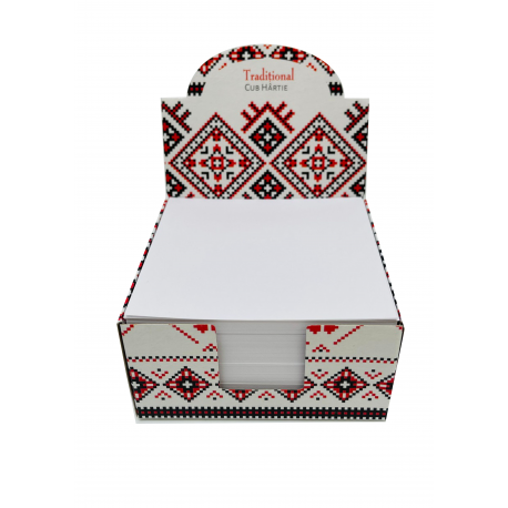 Cub Hartie Alb Cu Suport Carton Traditional - nvpbirotica.ro